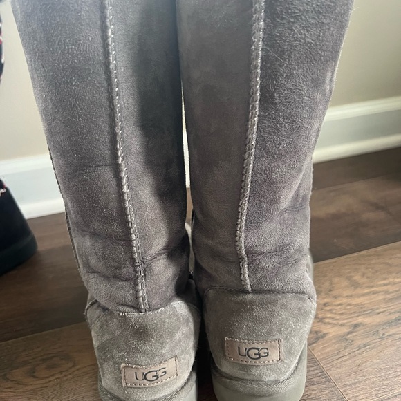 UGG | Shoes | Ugg Gray Classic Tall Boots And Ugg Camel Classic With ...
